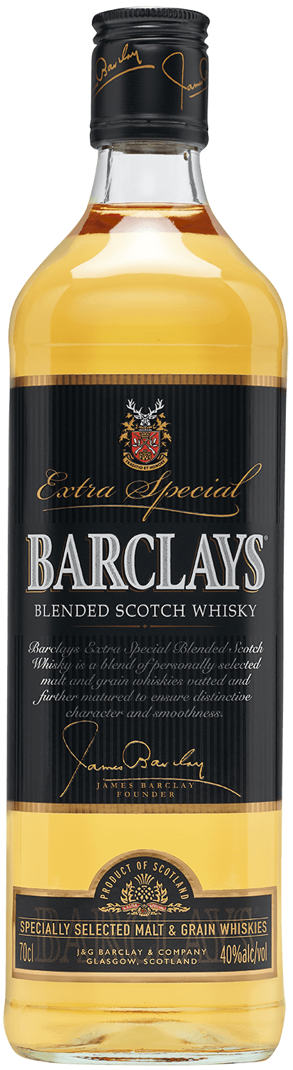 Виски Barclays Blended Scotch Whisky 0.7 л (Барклайс Купажированный ...