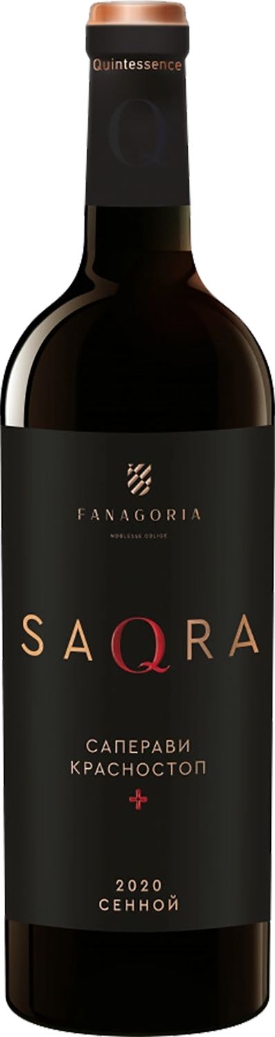 Вино красное сухое Saqra Sennoy Fanagoria 0.75 л (Сакра Сенной ЗНМП ...