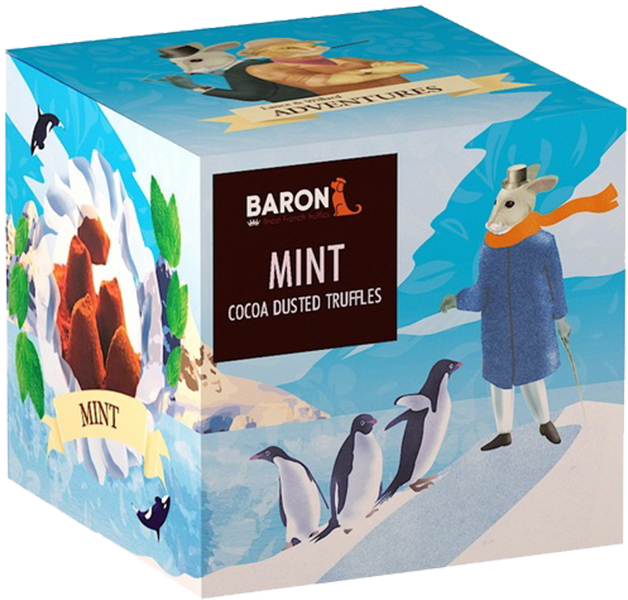 Продукты питания Baron Mint Cocoa Dusted Truffles 150г (Барон ...