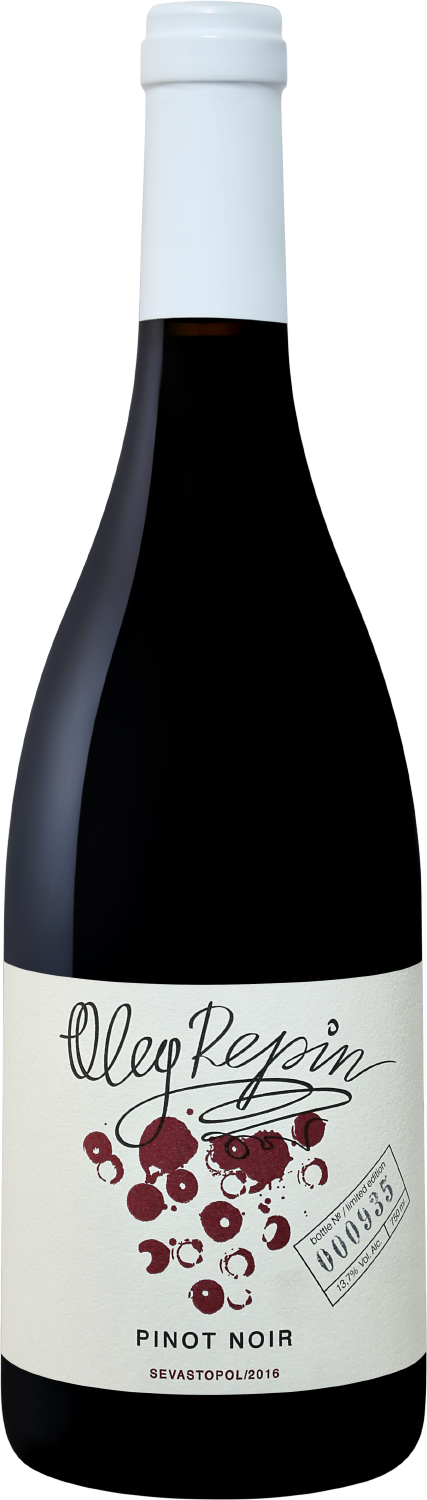 Вино красное сухое Pinot Noir Sevastopol Oleg Repin урожая 2023 года 0.75 л (Пино Нуар ...