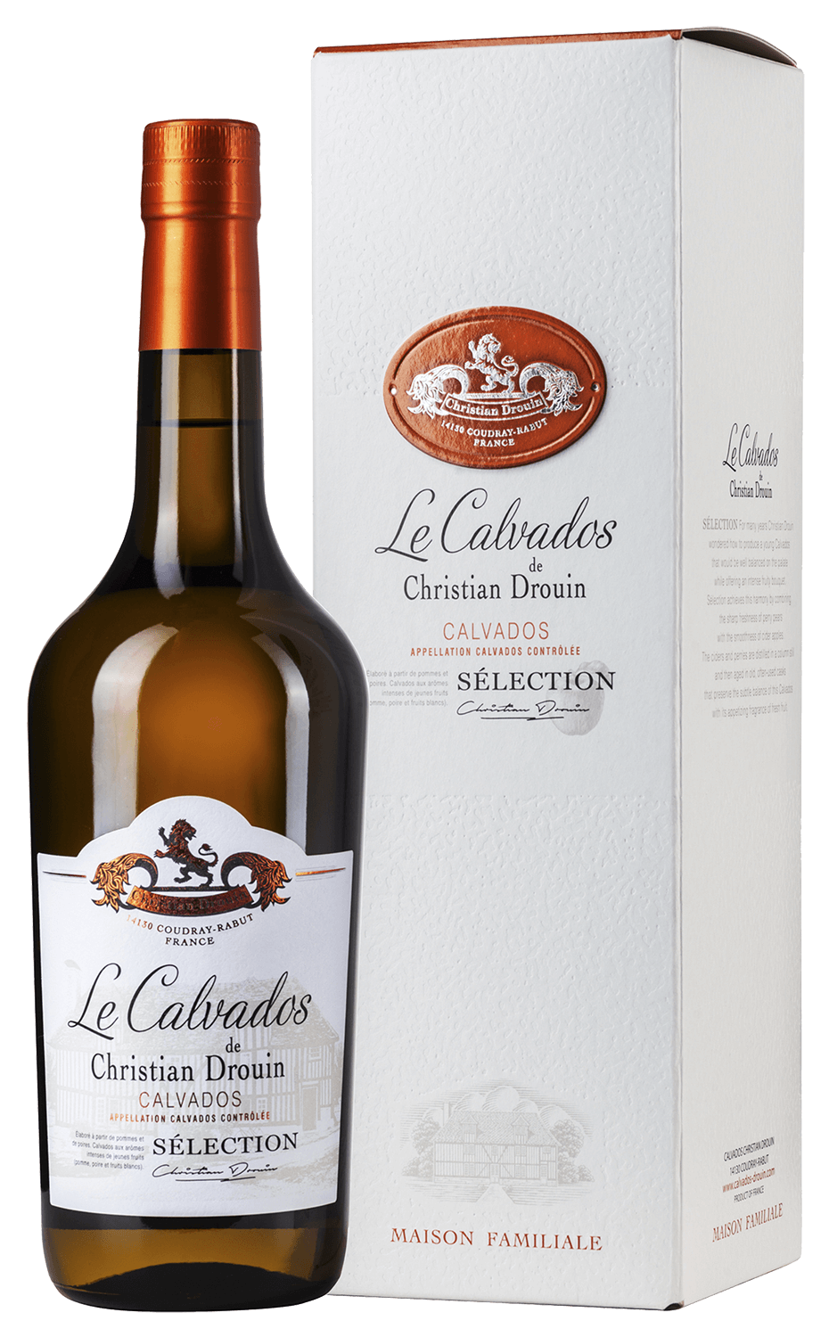 Кальвадос Coeur de Lion Selection Calvados AOC Christian Drouin (gift ...