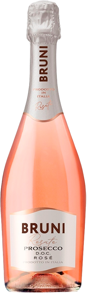Игристое вино розовое брют Bruni Prosecco DOC Rose Brut 0.75 л (Бруни ...