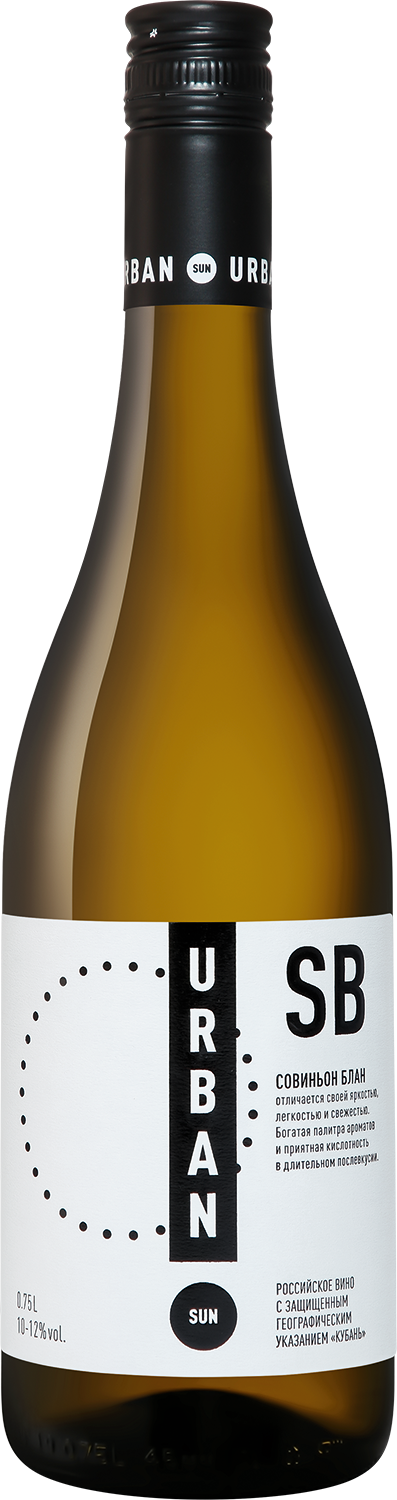 Вино белое сухое Urban Sun Sauvignon Blanc 0.75 л (Урбан Сан Совиньон ...