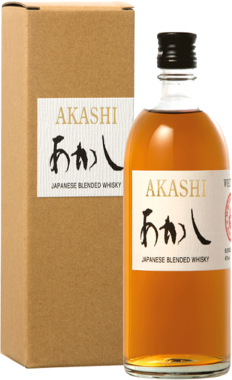 Виски Akashi Blended Whiskey (gift box) 0,5 л (Акаши Блендед Виски в ...