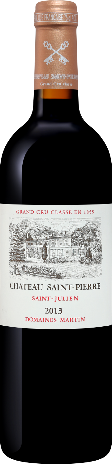 Вино красное сухое Chateau Saint-Pierre Saint-Julien AOC урожая 2013 ...