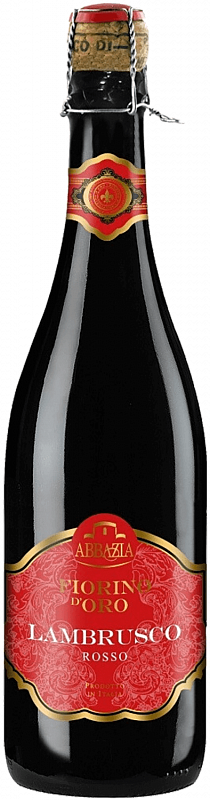 Игристое вино красное полусладкое Fiorino d'Oro Lambrusco Rosso Emilia ...