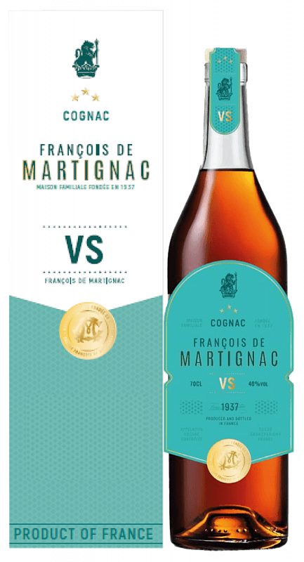 Коньяк Francois de Martignac VS 0.7 л (Франсуа де Мартиньяк VS), купить ...