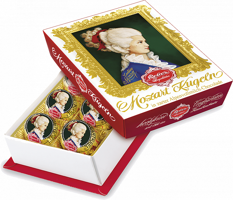 Продукты питания Mozart milk chocolate candies Reber 120г (Моцарт ...